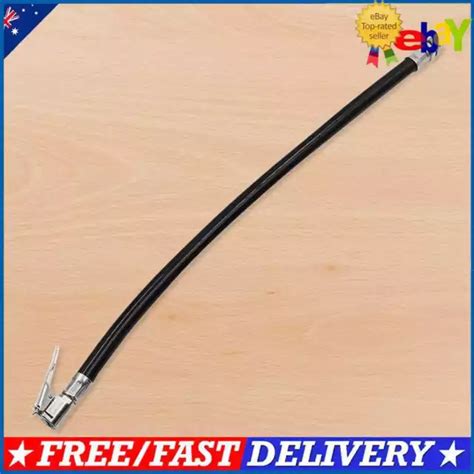Car Tire Inflator Hose Flexible Tire Inflation Extension Tube Black Pu