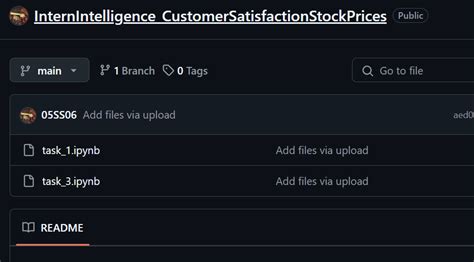 github 05ss06 internintelligence customersatisfactionstockprices