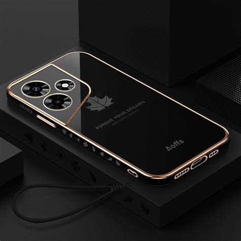 Maple Leaf Style Casing Infinix Smart X Hot Play Hot I Tecno Spark Go Spark