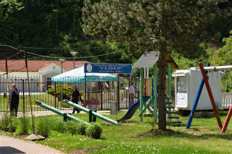Sijarinska Banja Serbia Mayo 18 2019 Entrada En El Rea Del G Iser