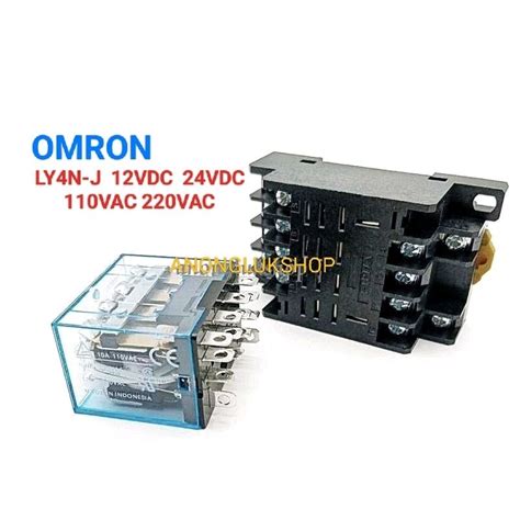 ราคาต่อ 1ตัว 👉👉relay Ly4n J รีเลย์ 14ขา กระแส 10a 250v มี 12vdc 24vdc