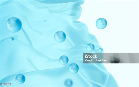 흐르는 천 여러 가지 빛깔의 웨이브 실크 3d 렌더링 직물에 대한 스톡 사진 및 기타 이미지 직물 0명 3차원 형태 Istock