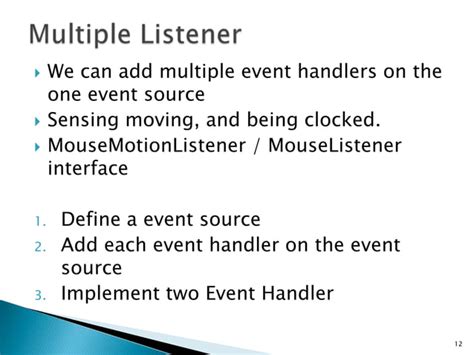 10 Awt Event Model Ppt