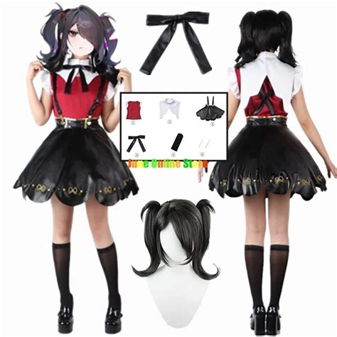 Needy Girl Overdose Abyss Cosplay Costume Shoe Wig Anime Game Ame