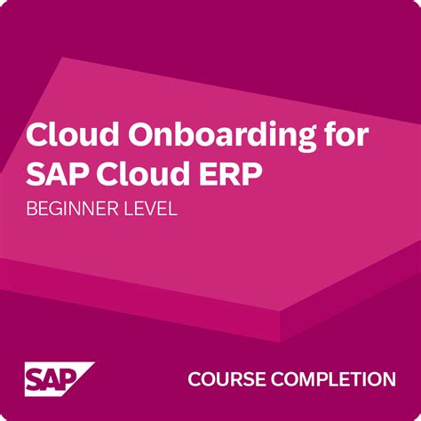 Badge Verification Cloud Onboarding For Sap Cloud Erp Course Completion
