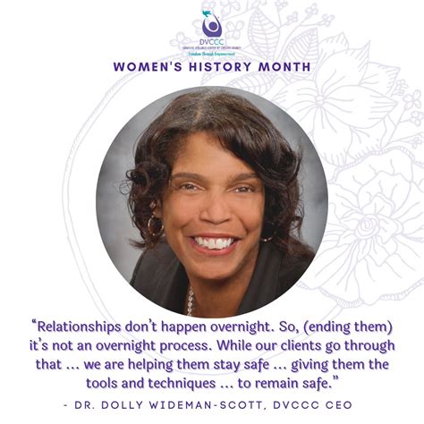 Domestic 📢 Womens History Month Spotlight Dr Dolly Wideman Scott