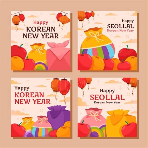 Premium Vector Festive Of Celebrate Seollal Korean New Year