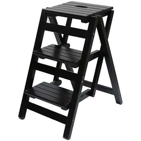 DY Marchepieds Étapes Échelle Tabouret Multi Fonction Escalier Pliant Chaise Escabeau Double