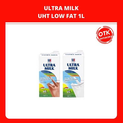 Susu Uht Ultra Milk Low Fat 1 L Satuan Lazada Indonesia