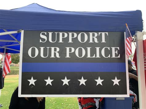 支持警察还是罪犯？加州执法人员：攸关生命 南加警察 川普总统 支持蓝警 大纪元