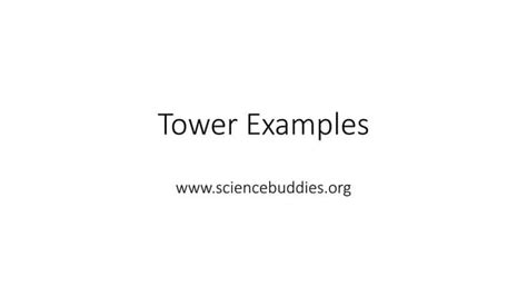 Tower Examplespdf