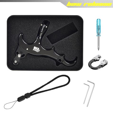 Bow Release Thumb Archery 4 Finger Release Bow Trigger 360 Rotatable Thumb