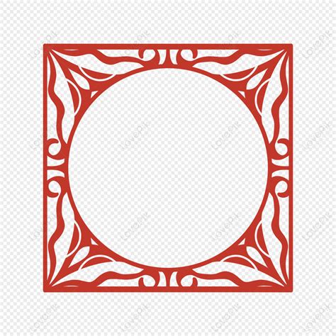 Chinese Wind Pattern Border Material Wind Border Png Free Download