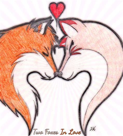 Two Foxes In Love By Seth Nisuo On Deviantart