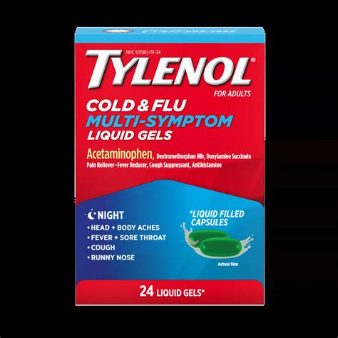 Tylenol® Extra Strength Cough Sore Throat Day And Night Caplets