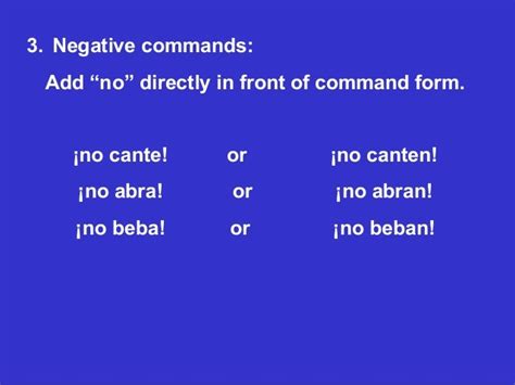 Formal Command Ppt 1