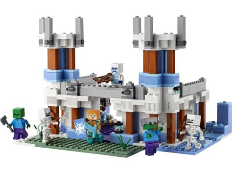 LEGO Minecraft 21186 Ледяной замок | playzone.com.ua