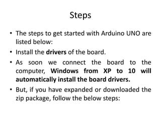 IOT ARDUINO UNO Pptx