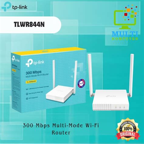 Jual TP LINK TL WR844N 300Mbps Multi Mode Access Point Wi Fi Router Shopee Indonesia