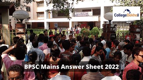 Bpsc Mains Answer Sheet Sample 2022 Important Instructions On Answer
