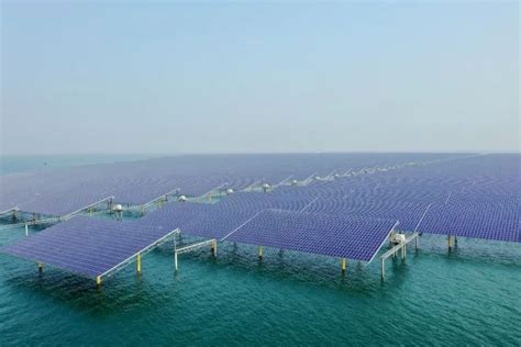 我国首个桩基固定式海上光伏项目全容量投运，年发电量近 7 亿度