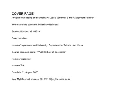 Assignment 1 Unisa Ac Sketch Representation Have Predeceased Her But Who Are Survived By The