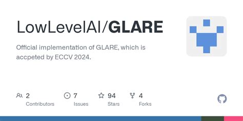 glare code infer unpaired py at main · lowlevelai glare · github