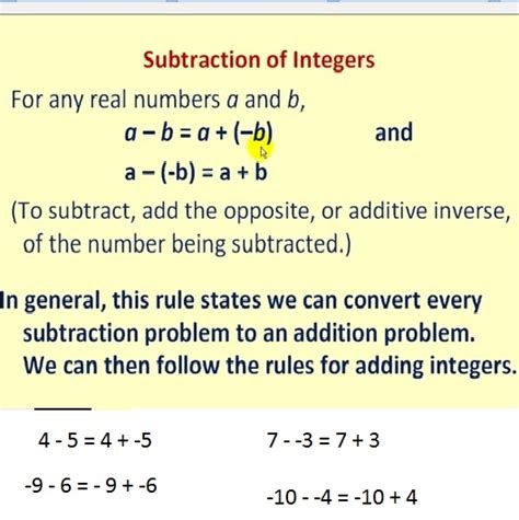 12 Subtracting Integers Tutorial Sophia Learning
