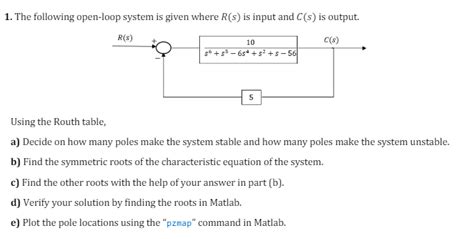 Solved Can You Solve And Write The Matlab Code Chegg
