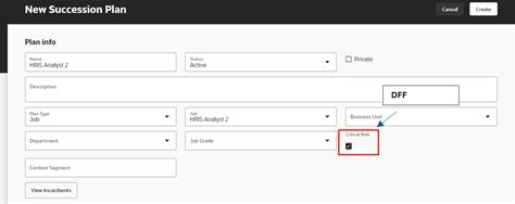 Redwood Customization Are We Able To Add Succession Plan Dff Onto The Succession Org Chart