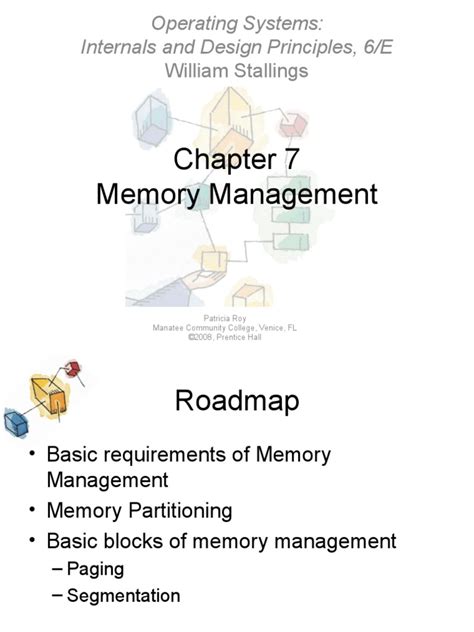 Memory Management Operating Systems Internals And Design Principles 6e Pdf Computer Data