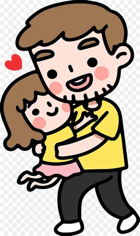 卡通爸爸和女儿矢量png图片素材下载图片编号ynwzgwbq 免抠素材网