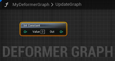 Deformer Graph In Unreal Engine Unreal Engine Documentation Epic Developer Community