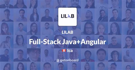 Full Stack Javaangular At Lilab Peru Get On Board