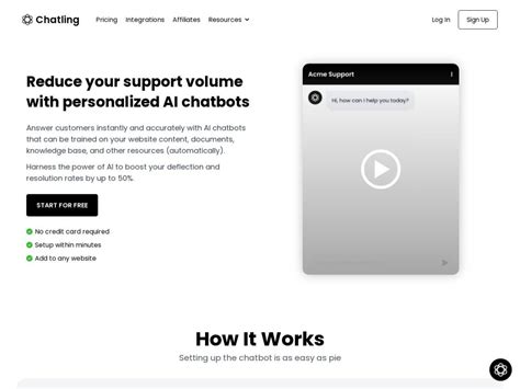 Chatling Reduce Support Volume And Enhance Customer Engagement With Ai Powered Chatbots Ai Fella