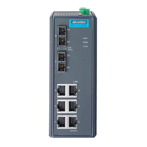 Advantech Unmanaged Industrial Ethernet Switch Idmag