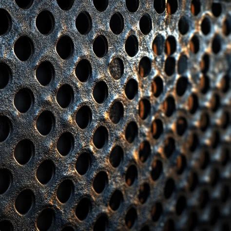 Metal Grid Texture Background Filling The Entire Screen Premium Ai