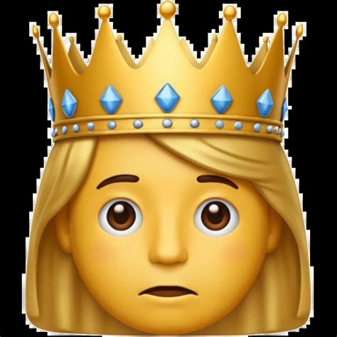 Tired Emoji Wearing A Kings Crown Emoji Ai Emoji Generator
