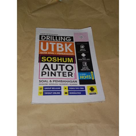 Jual Buku Latihan Soal Soshum Drilling UTBK Bank Soal Dan Pembahasan Shopee Indonesia