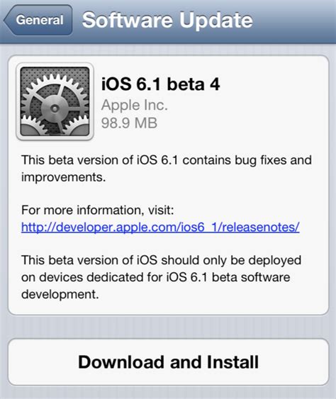 Apple Seeds IOS 6 1 Beta 4 To Developers New Xcode And Apple TV Betas 9to5Mac