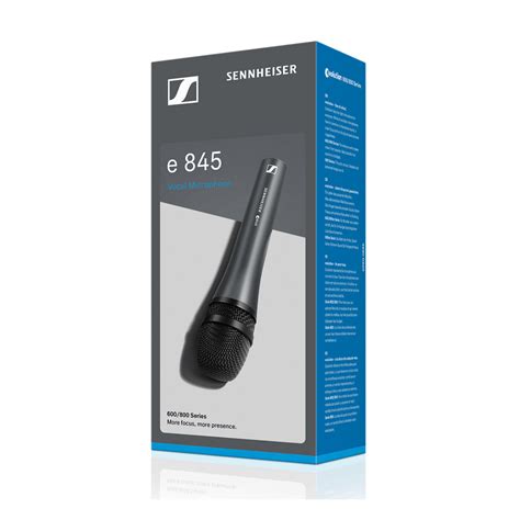Sennheiser e845 Dynamic Super Cardiod Vocal Microphone at Bounce Online ...
