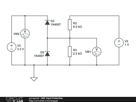 ADC Input Protection CircuitLab