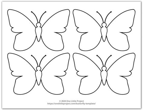 Free Printable Butterfly Patterns Templates Printable