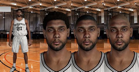 Nba 2k23 Tim Duncan Cyberface Update 3 Hairstyles Hc23