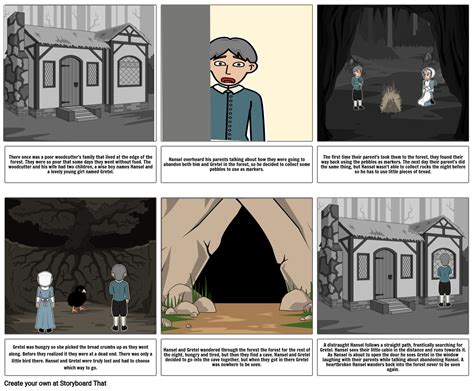 Hansel And Gretel Storyboard By 5a2629f4