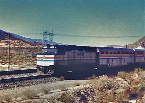 Vintage Amtrak Amtrak In Cajon Pass During The Late 1980s… Flickr
