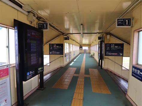 長万部駅 改札画像 net