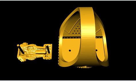 Artstation Ashok Stambh Ring 3d Print Model File Resources