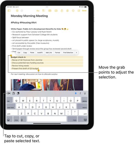 Select Cut Copy And Paste Text On IPad Apple Support