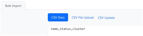 Csv Based Bulk Update Functionality · Issue 7961 · Netbox Community